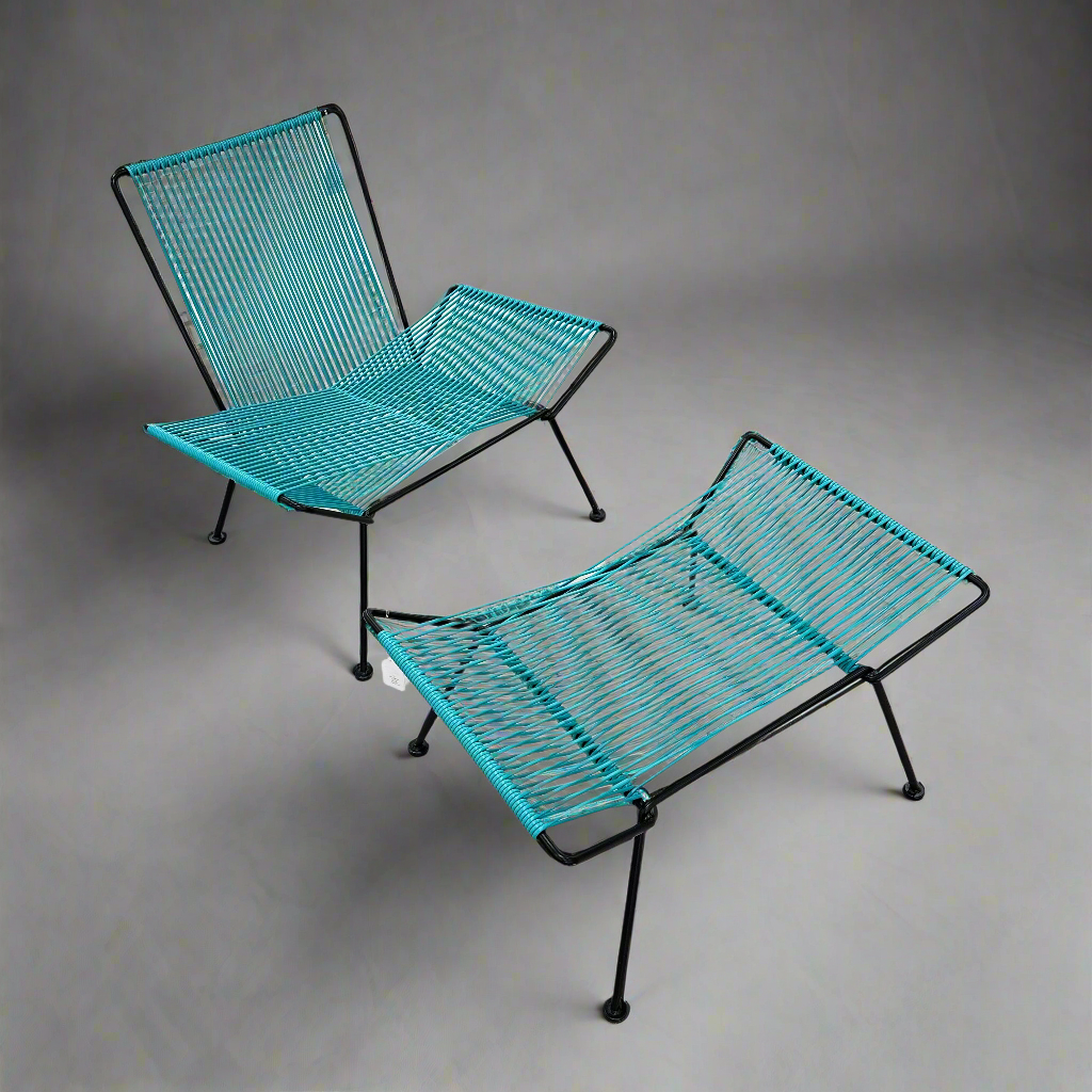 Alan Gould Style Mid-Century Outdoor Lounge Chairs – CFR Patio